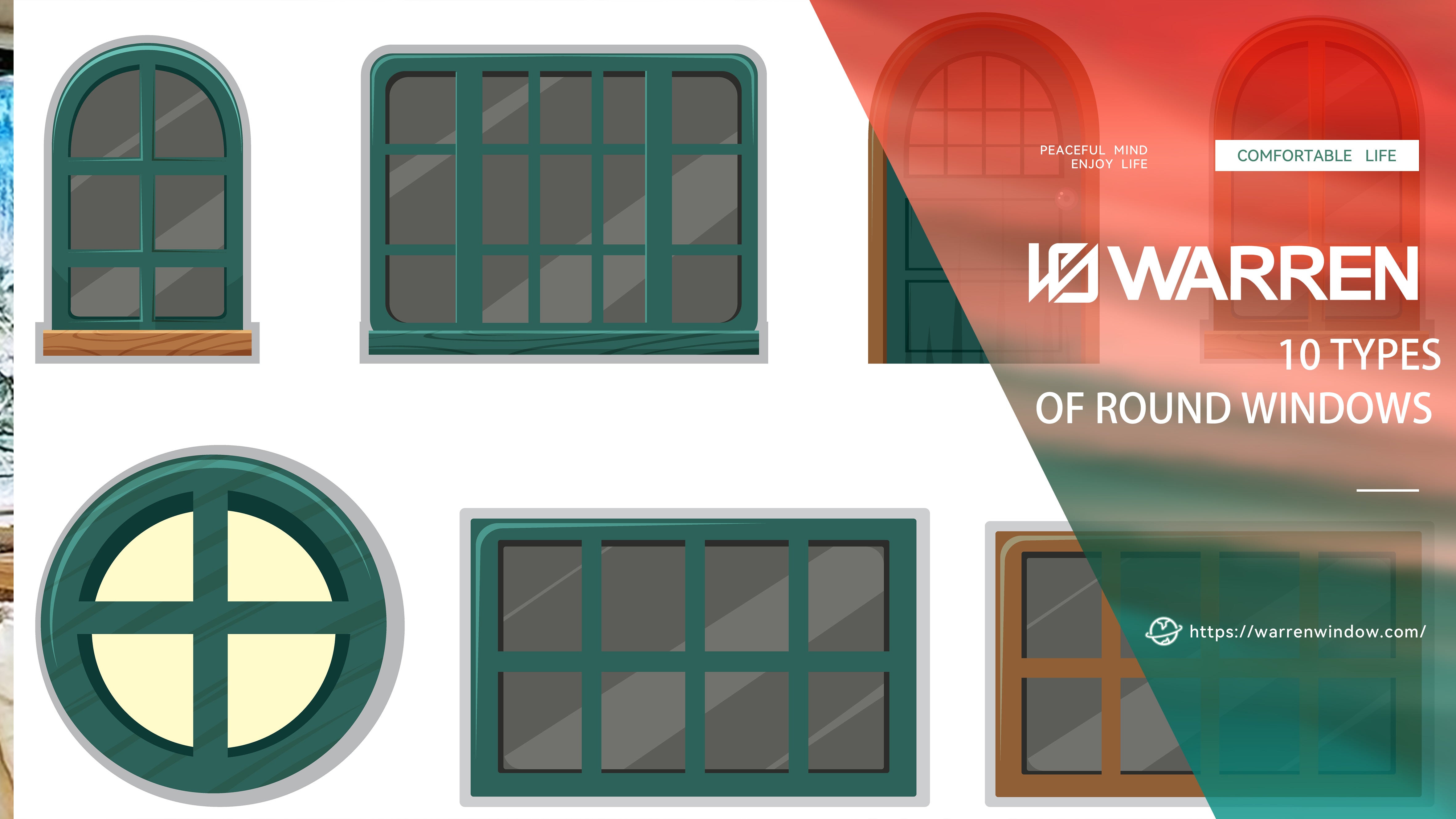 10 Types of Round Windows – Warren Windows And Doors